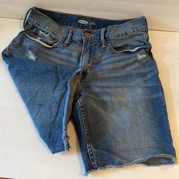 Old Navy | Shorts | Old Navy Denim Shorts Washed Faded Slightly Ripped ...